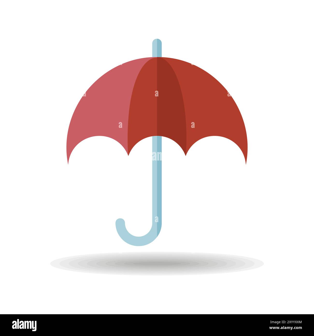 Umbrella vector icon. Investment protection symbol. Weather accessory ...