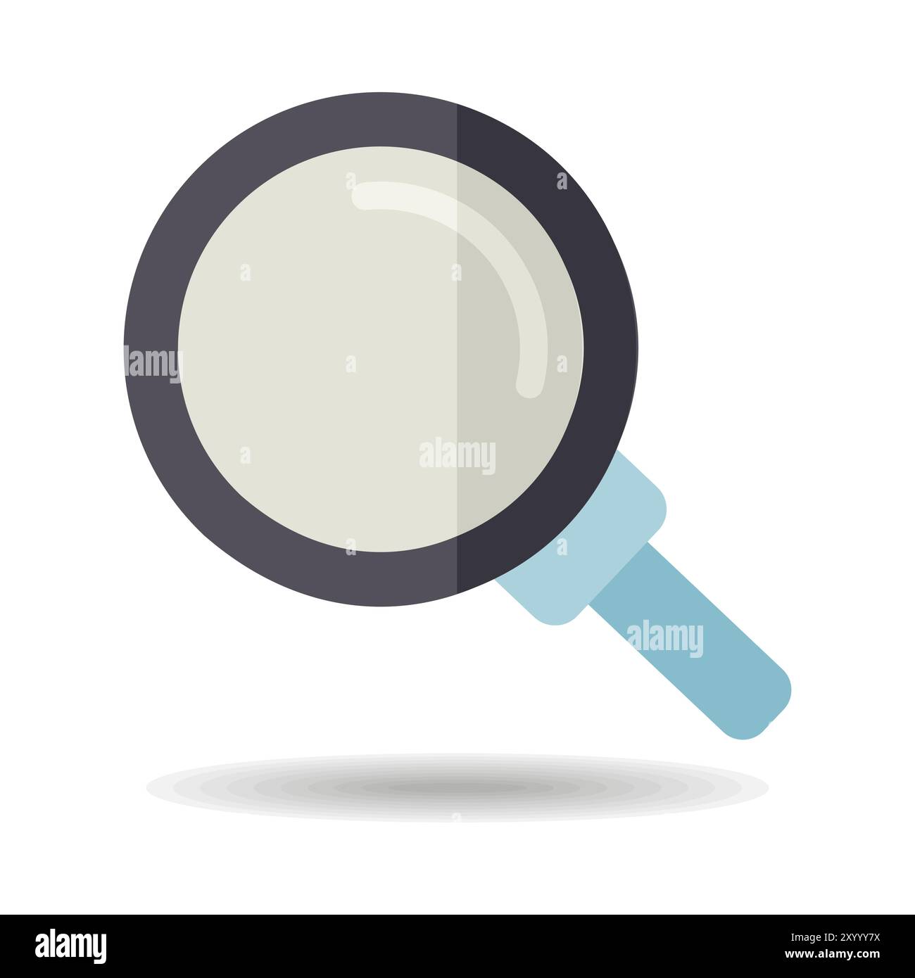 Magnifying glass vector icon. Security sign. Graph symbol for your web ...