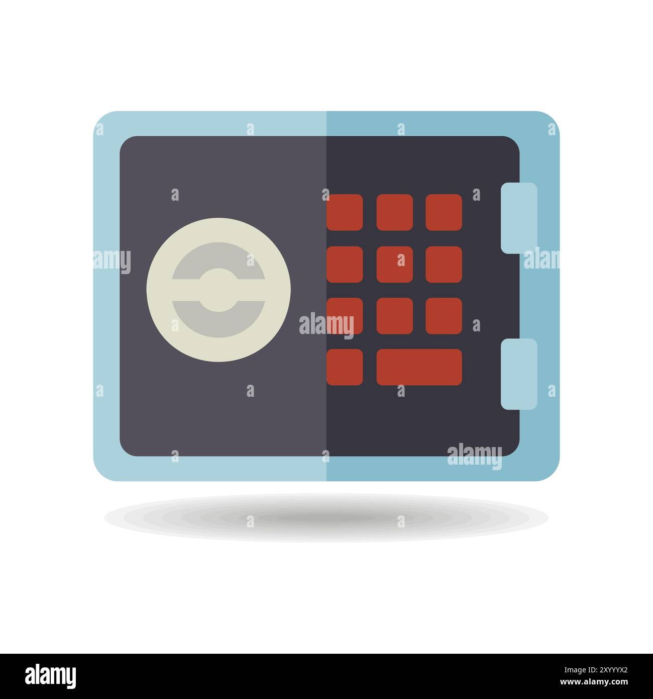 Bank safe vector icon. Security sign. Graph symbol for your web site ...
