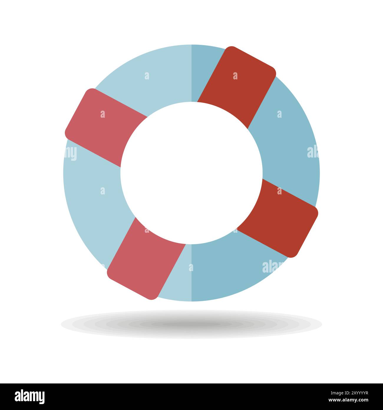 Life ring vector icon. Life preserver symbol. Life saving sign ...