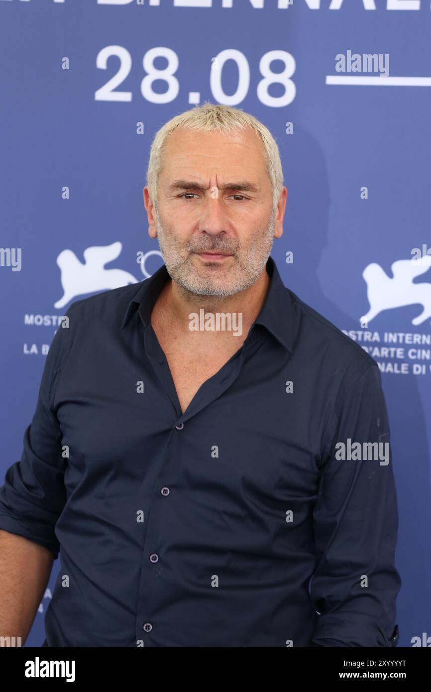 Venice, Italy, 31st August, 2024. Gilles Lellouche at the photo call ...