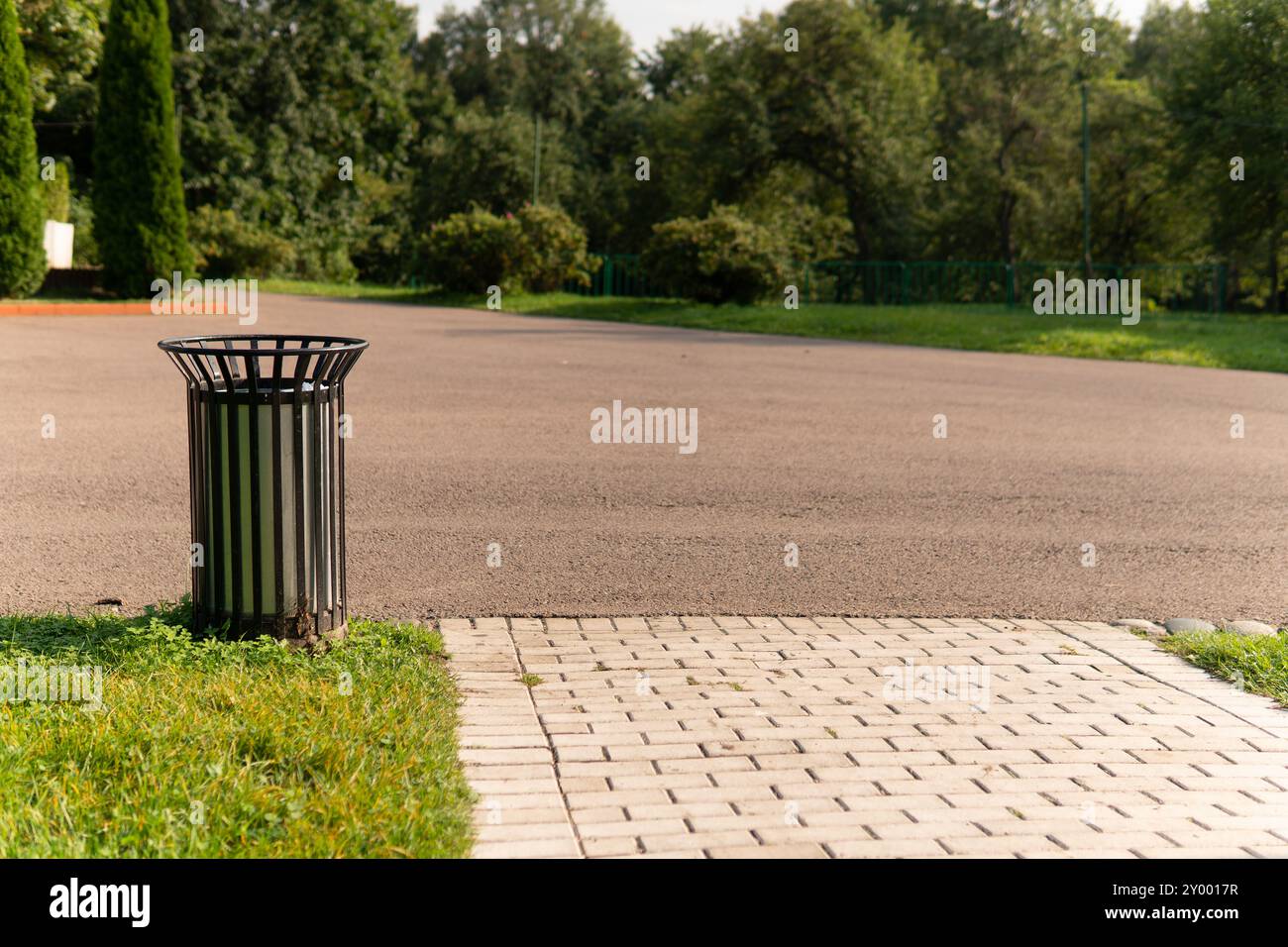 park environment nature bin recycling container grass waste trash ...