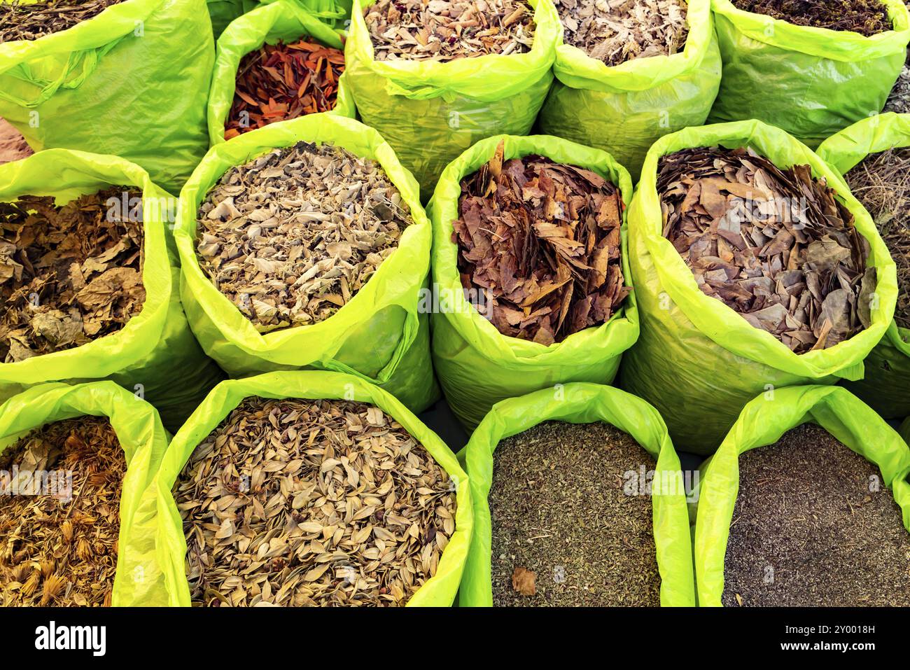 Dry herb in Peruvian Street Market at Nazca in Peru Stock Photo - Alamy