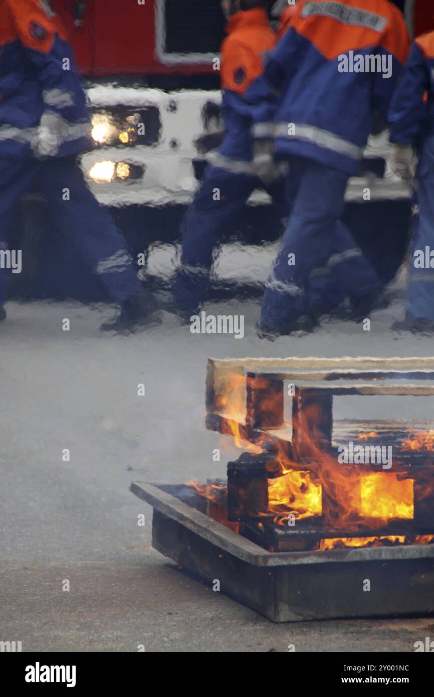 Firefighting exercises hi-res stock photography and images - Alamy