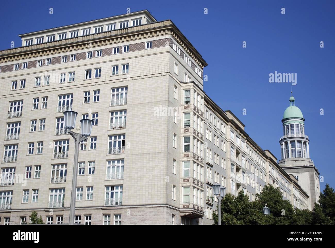Socialist architecture in berlin. residential buildings from the 1950s ...
