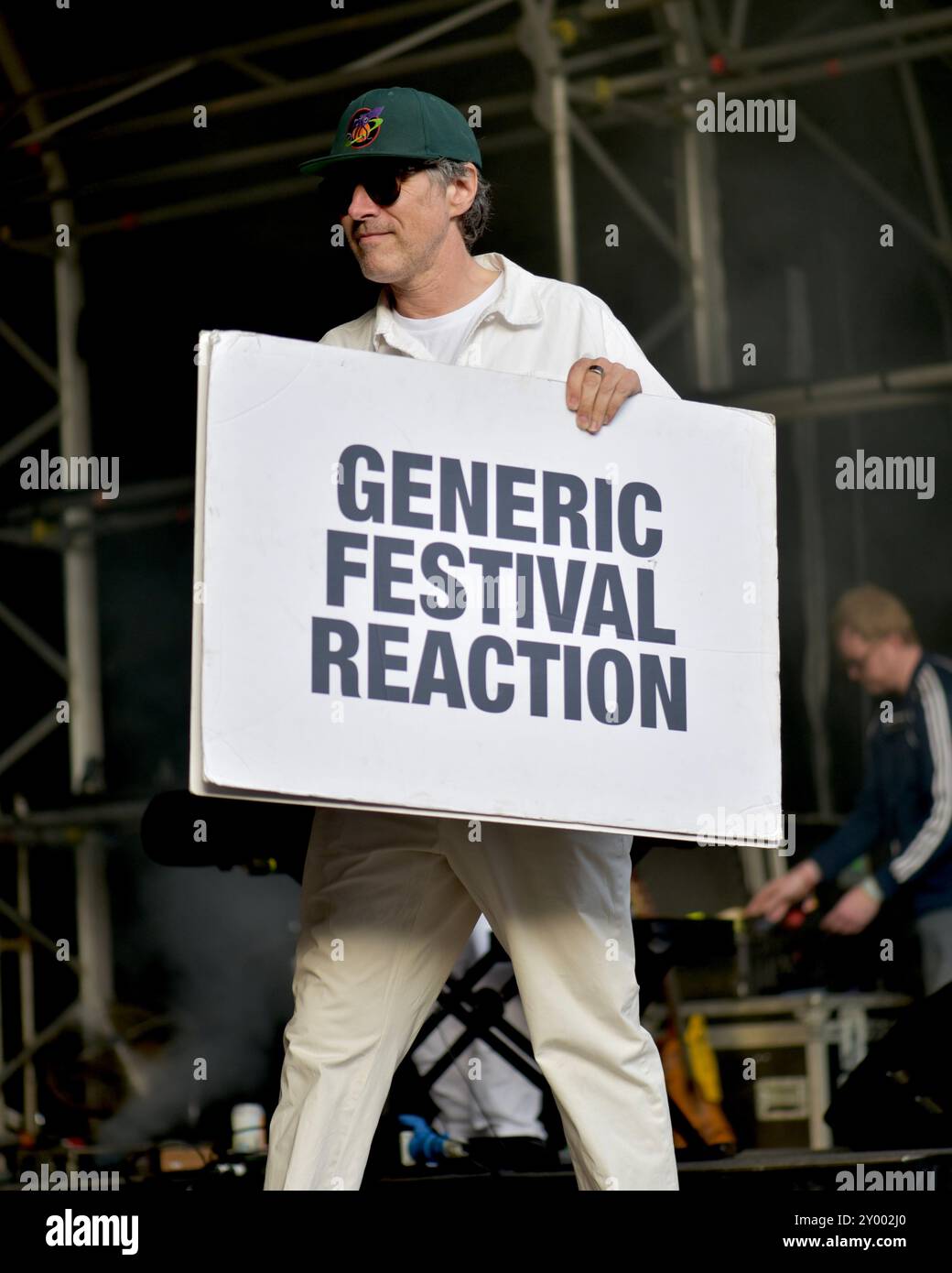 Salisbury, Wiltshire, UK. 30th Aug 2024. Gruff Rhys, singer of Super ...