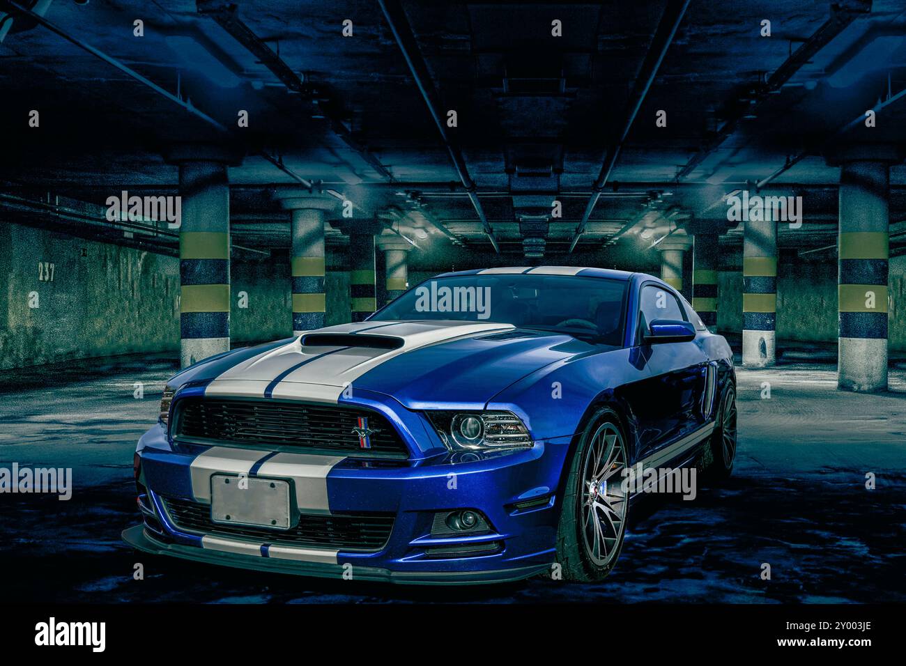 Closeup classic ford mustang hi-res stock photography and images - Alamy