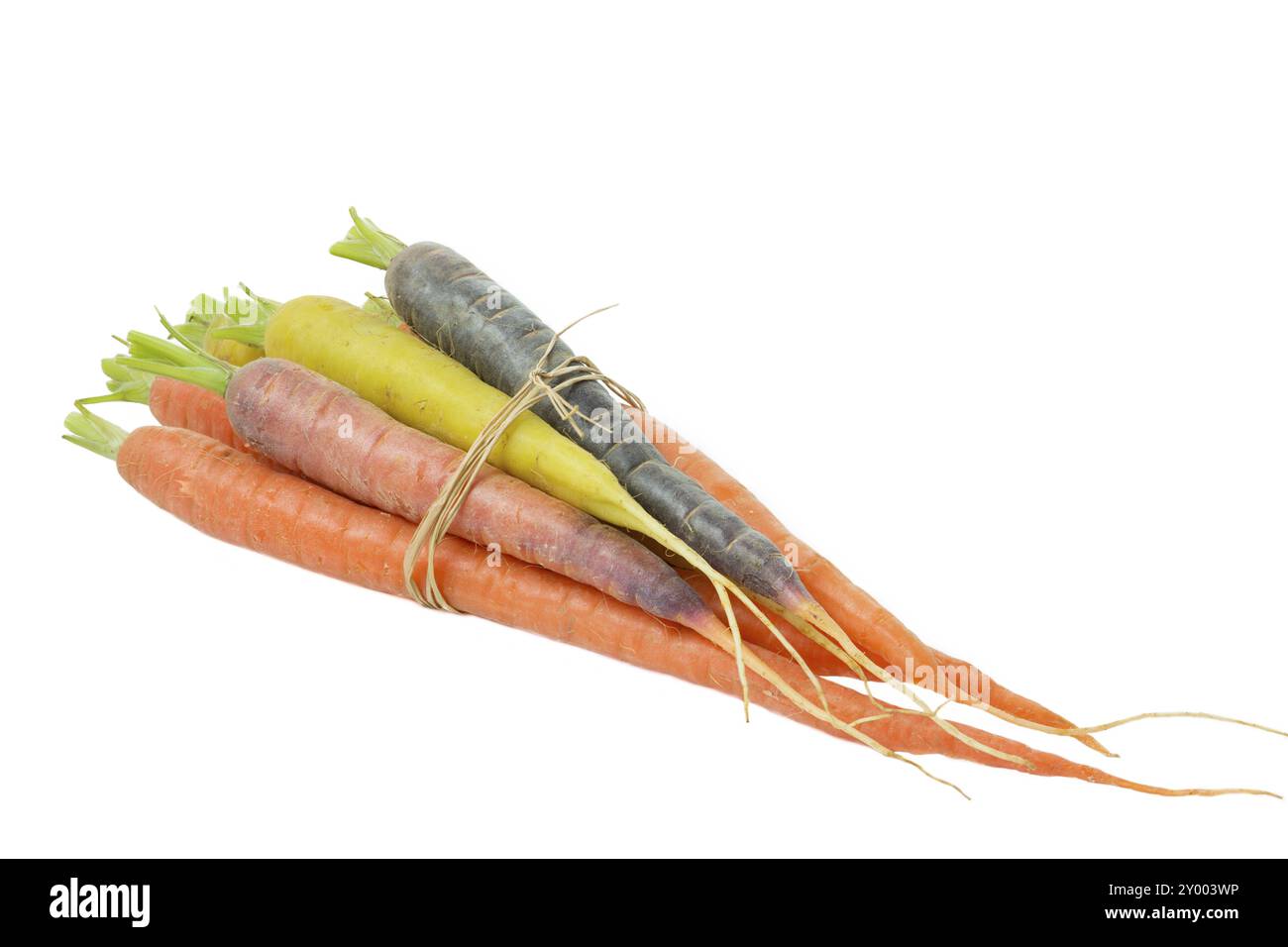 Raw carrots in different colours Stock Photo - Alamy