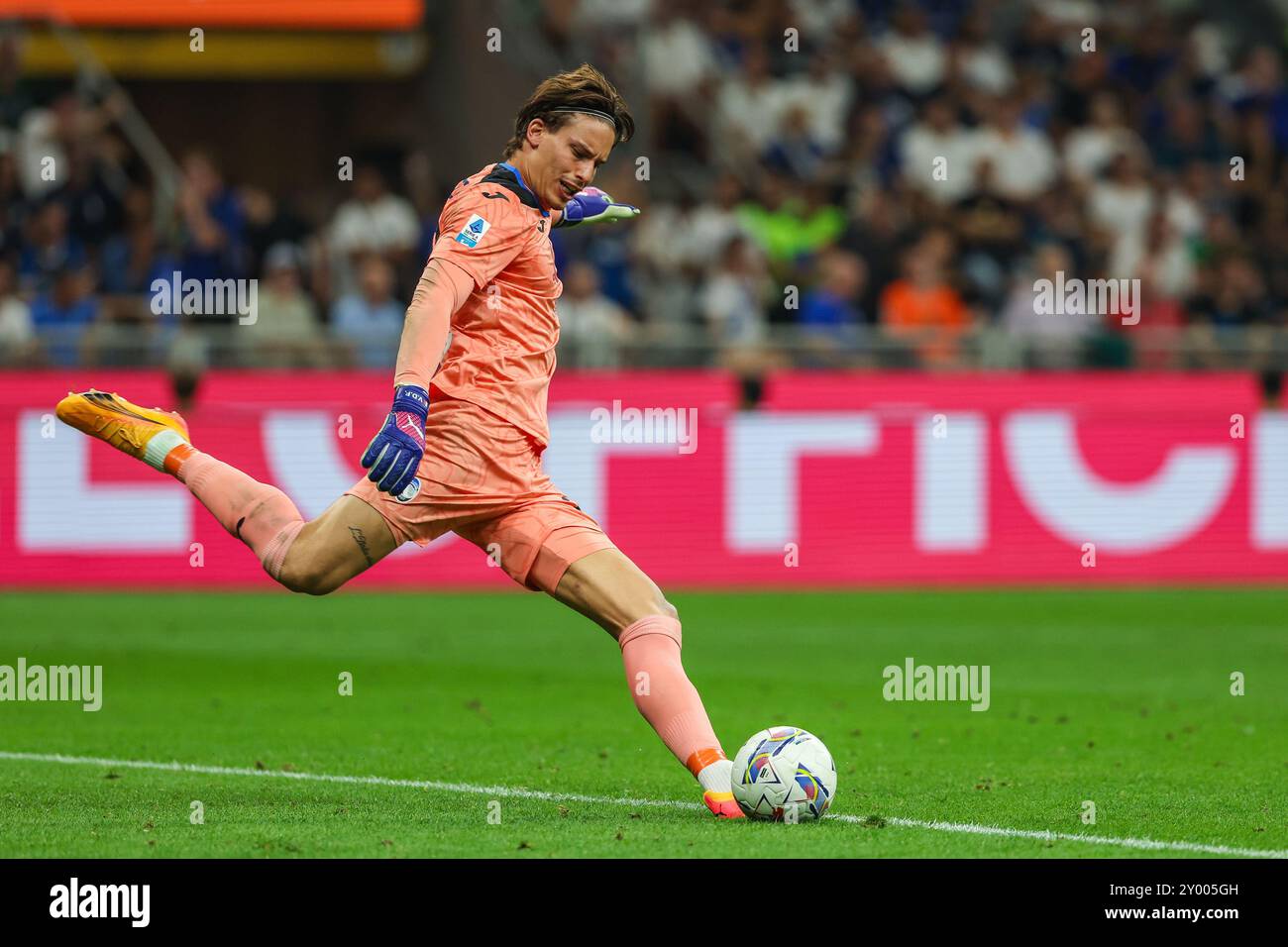 Marco Carnesecchi of Atalanta BC seen in action during Serie A 2024/25 ...