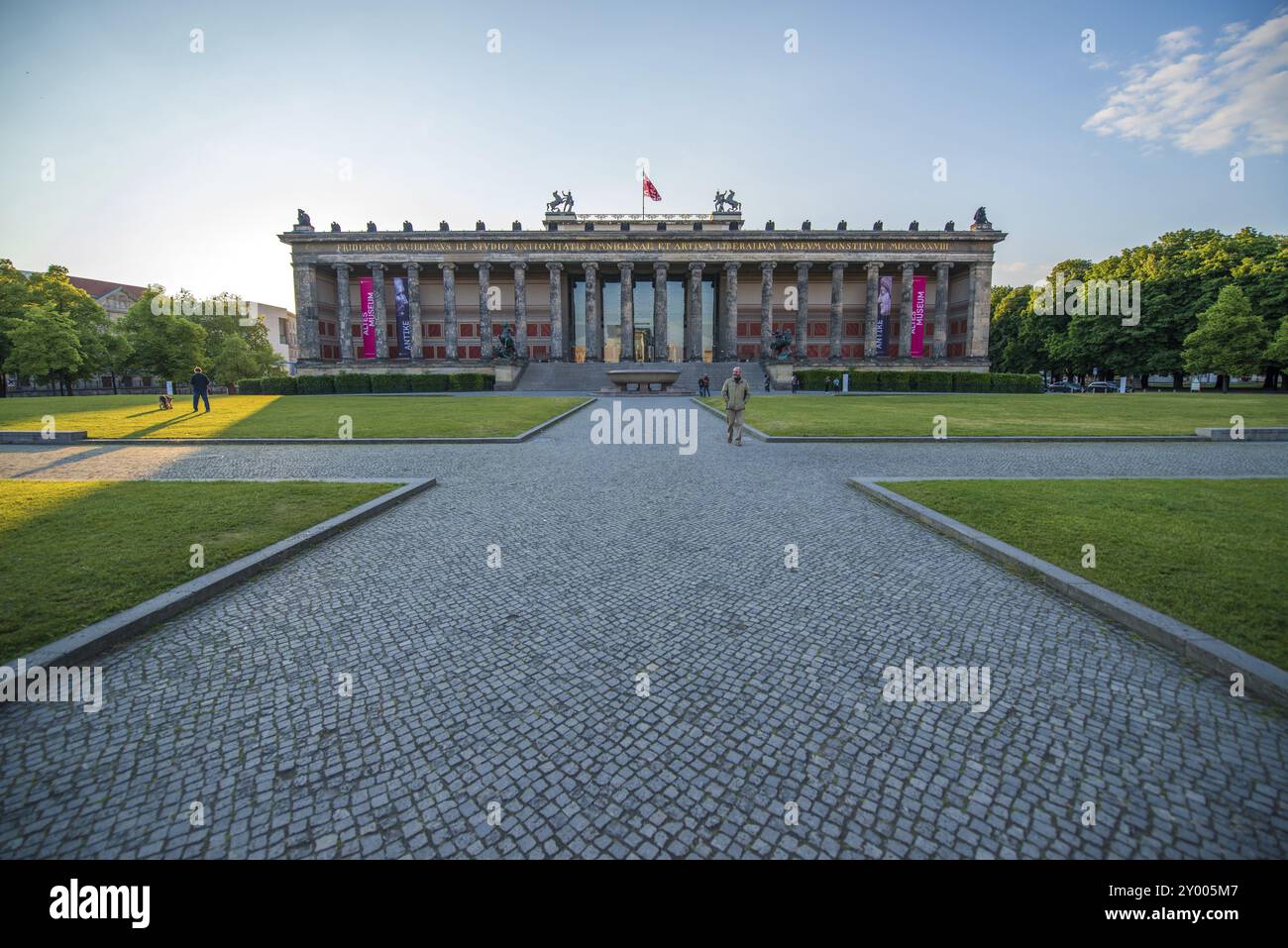 Facade of the Altes Museum in Berlin Stock Photo - Alamy