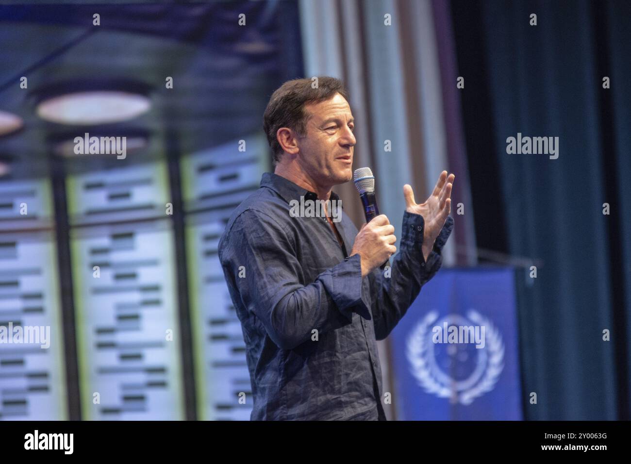 BONN, GERMANY, MAY 19th 2018: Jason Isaacs (*1963, english actor, Harry ...