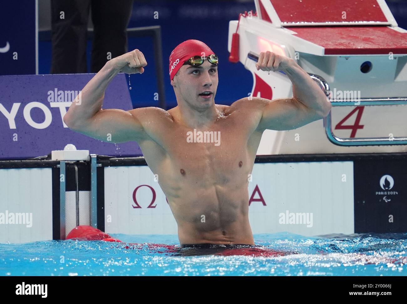Great Britain's William Ellard celebrates winning the Men's 200m ...