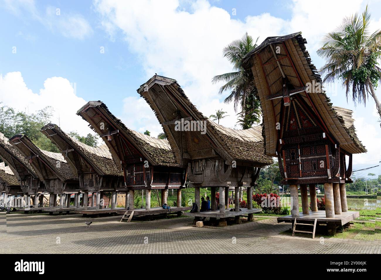 Ke'te Kesu, traditional village close to Rantepao with old traditional ...