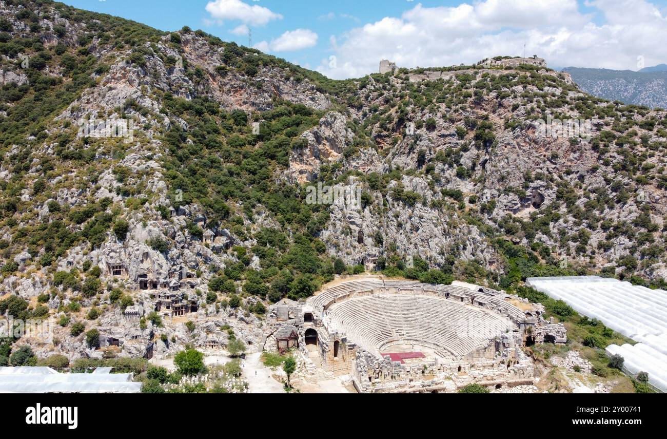 Myra Roman ruins in Orenyeri, Demre, Turkey Stock Photo - Alamy