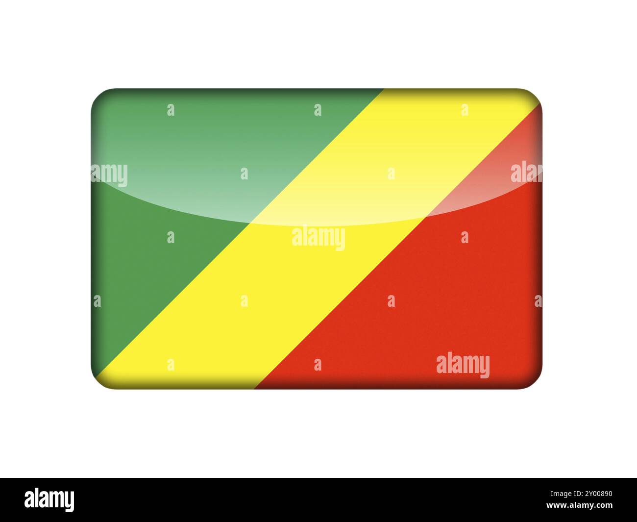 Flag congo democratic in Cut Out Stock Images & Pictures - Alamy