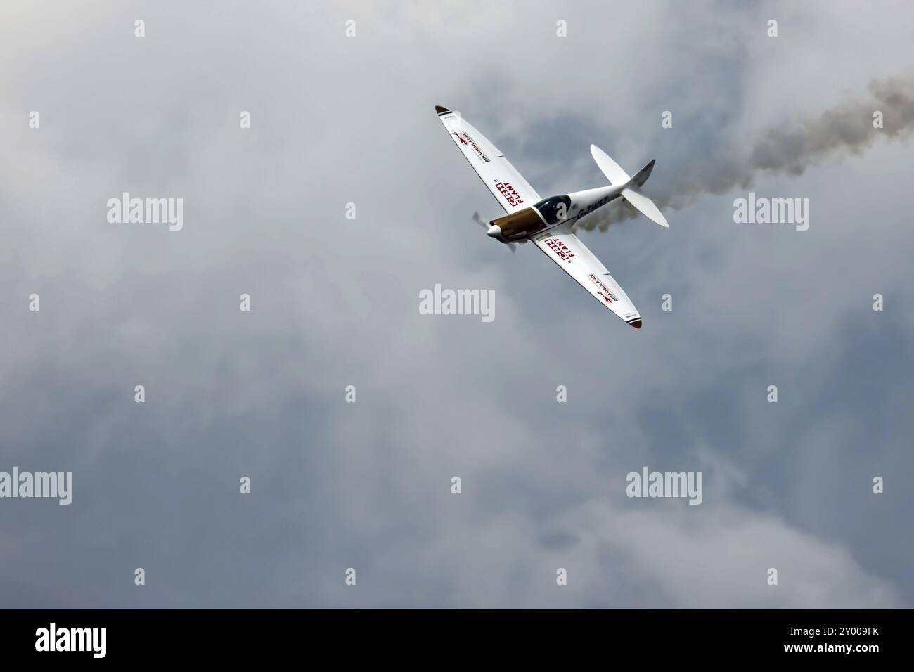 SA180 Twister aerial Display at Biggin Hill Airshow Stock Photo - Alamy