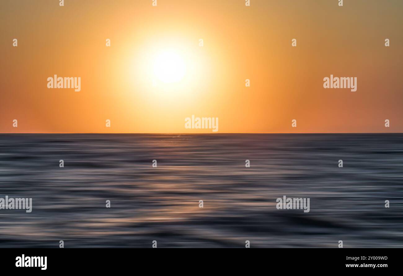 Abstract blurred background sunset sea hi-res stock photography and ...