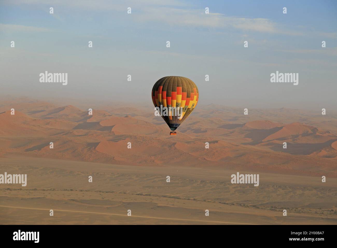 Hot air balloon ride over the Namib in the Namib-Naukluft National Park ...