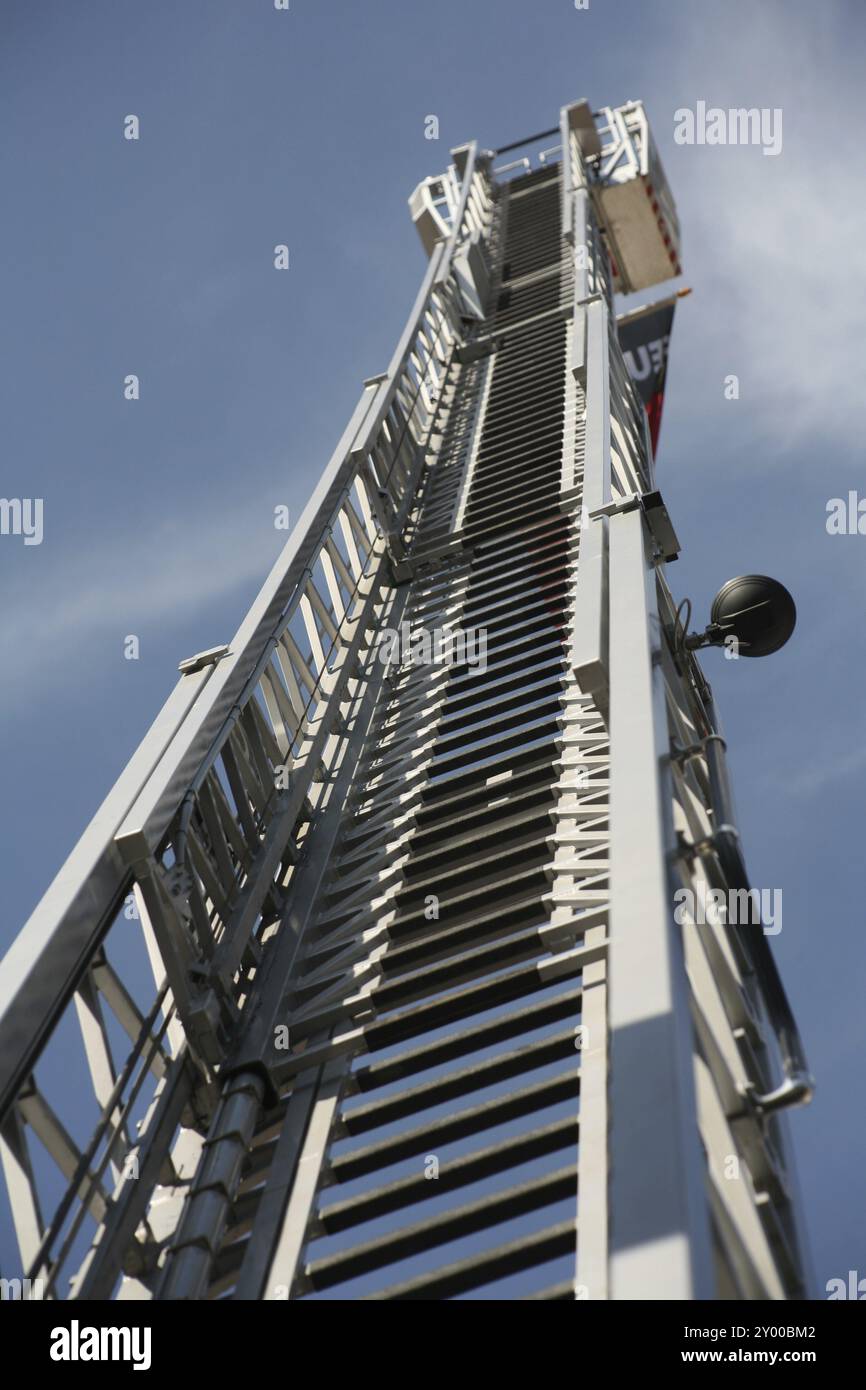 Fire service ladder Stock Photo - Alamy