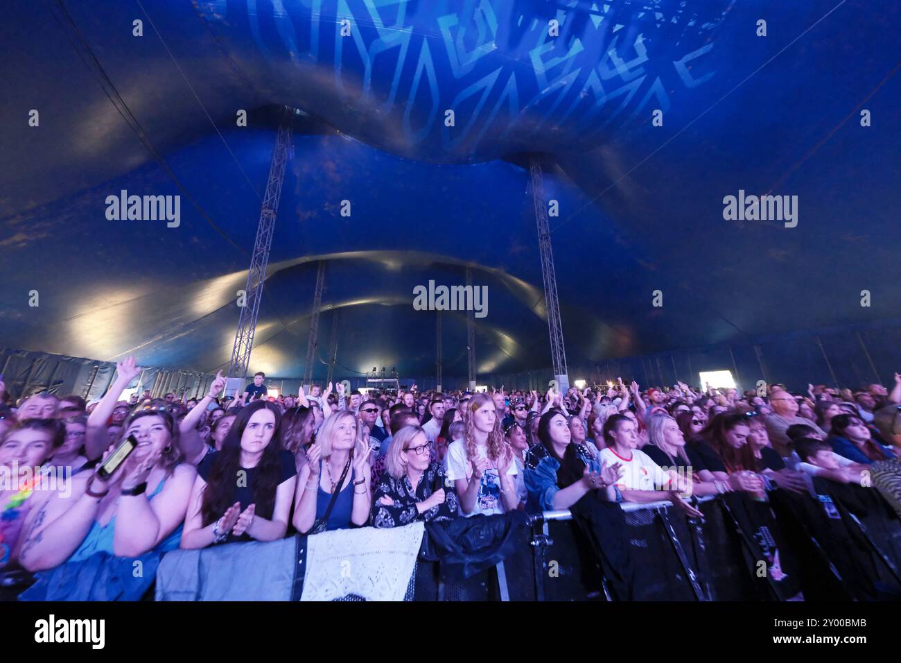 Jedburgh, UK. 31st Aug, 2024. EdgeFest 2024, Music Festival. Tide Lines ...