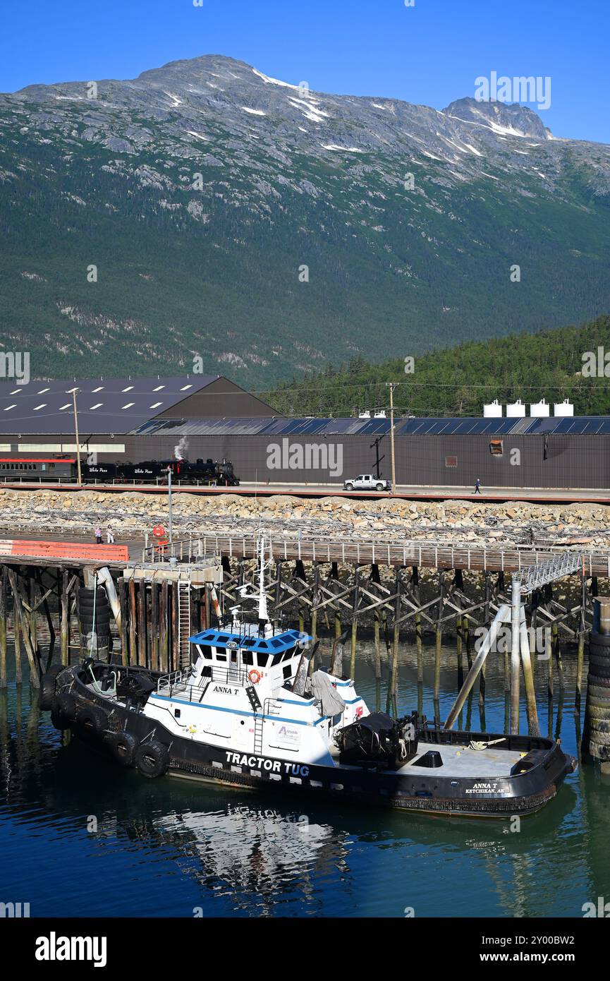Skagway is an interesting port along the Alaska's inland Passage, one ...