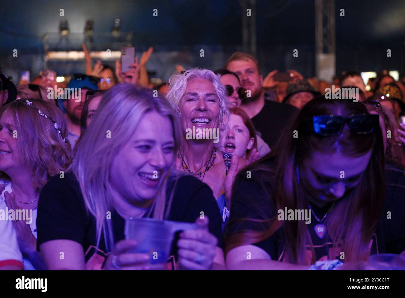 Jedburgh, UK. 31st Aug, 2024. EdgeFest 2024, Music Festival. Tide Lines ...