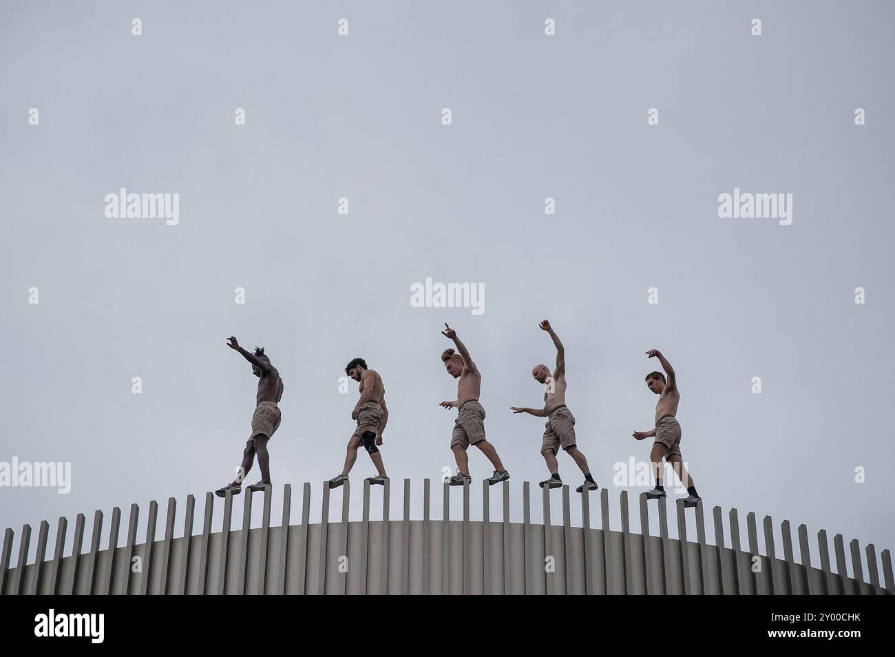 London UK. 31st August 2024. Life Lines performance at GDIF, Greenwich ...