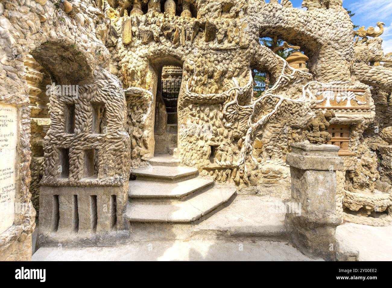 The postman Cheval Ideal Palace museum in France Stock Photo - Alamy