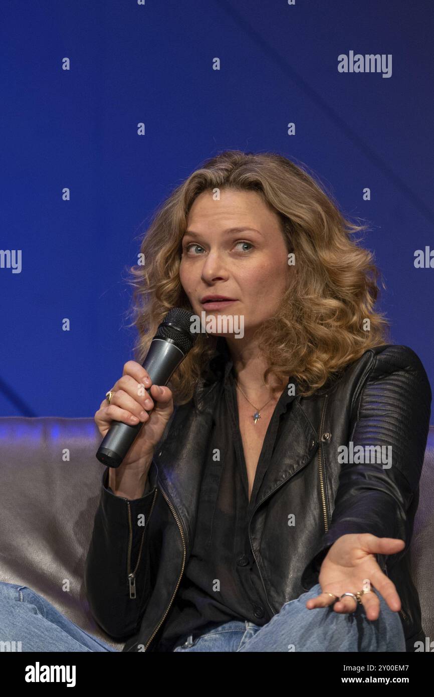 FUERTH, Germany, September 22nd 2018: Leeanna Walsman (*1979, actress, Zam Wesell in Star Wars ...