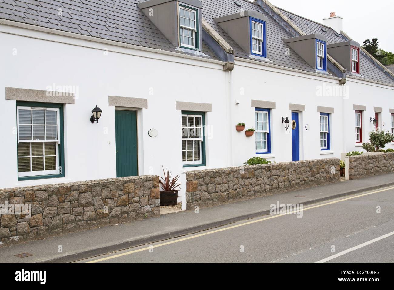 Typical houses uk channel islands hi-res stock photography and images ...