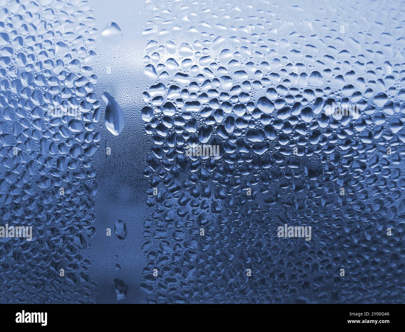 Natural water drops on window glass Stock Photo - Alamy