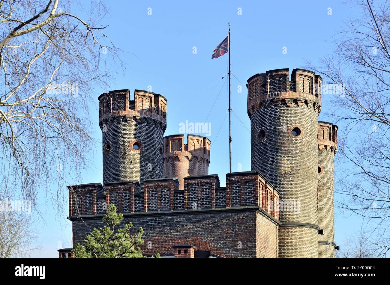 Friedrichsburg Tor, old German fortress in Koenigsberg. Kaliningrad ...