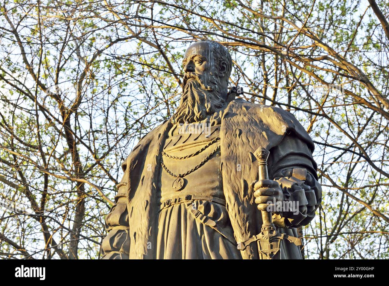 Monument to the Duke of Prussia Albrecht, founder of the Koenigsberg ...