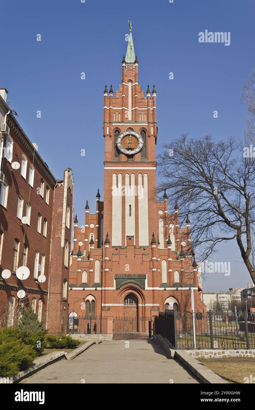 Church of the Holy family, neo-Gothic 20th century. Kaliningrad (before ...