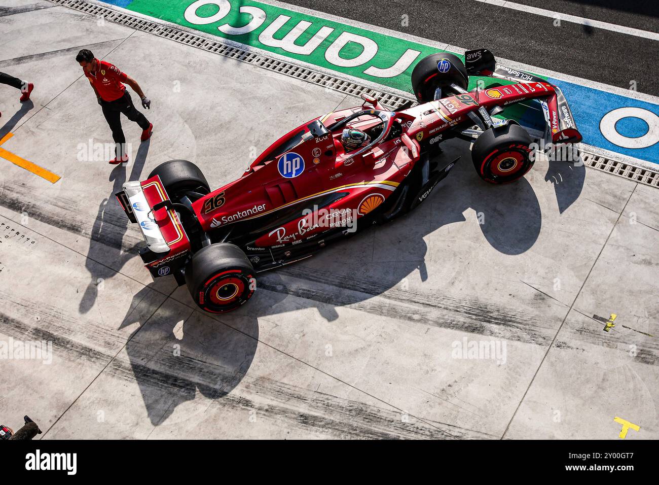 Monza, Italy. 31st Aug, 2024. #16 Charles Leclerc (MCO, Scuderia ...