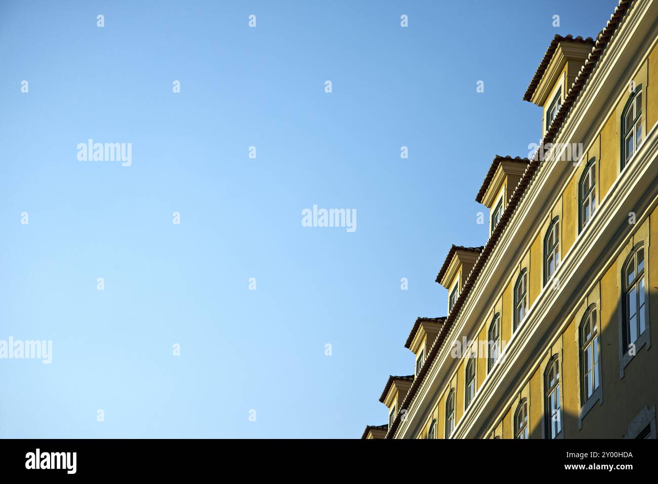 Exterior facade in diagonal Stock Photo - Alamy