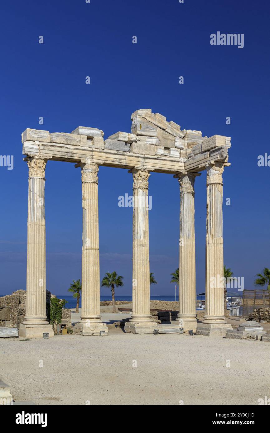 Temple of Apollo, Side, Turkey, Asia Stock Photo - Alamy