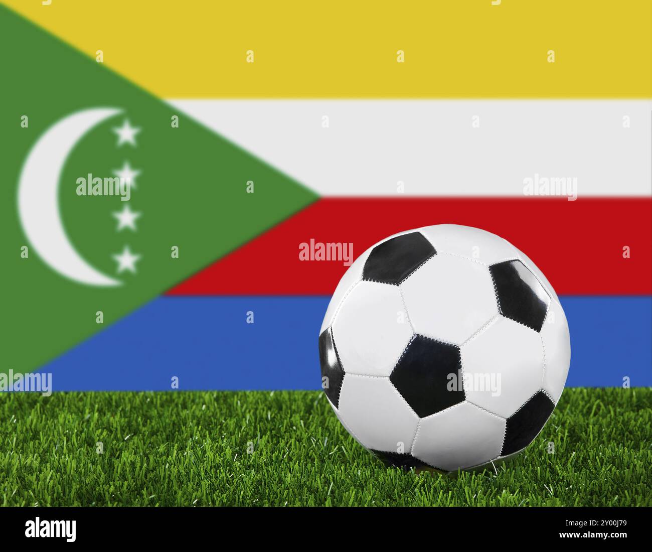 Soccer ball comoros flag hi-res stock photography and images - Alamy