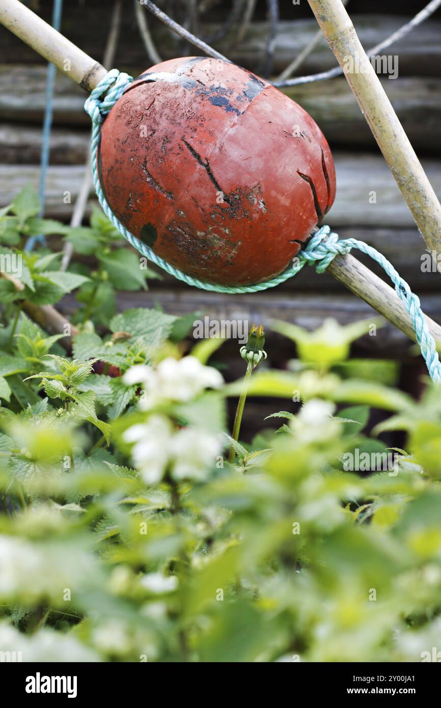 Detail of a fishing buoy Stock Photo - Alamy