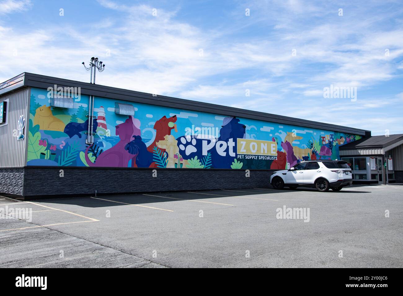 Pet Zone mural on O’Leary Avenue in St. John's, Newfoundland & Labrador ...