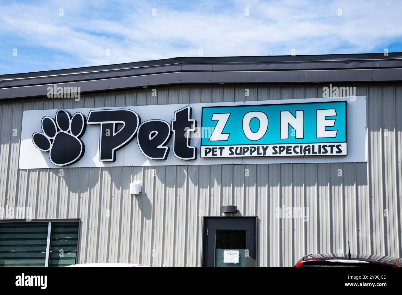 Pet Zone sign on O’Leary Avenue in St. John's, Newfoundland & Labrador ...