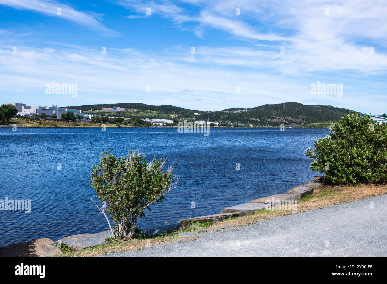 Quidi Vidi Lake in St. John's, Newfoundland & Labrador, Canada Stock ...