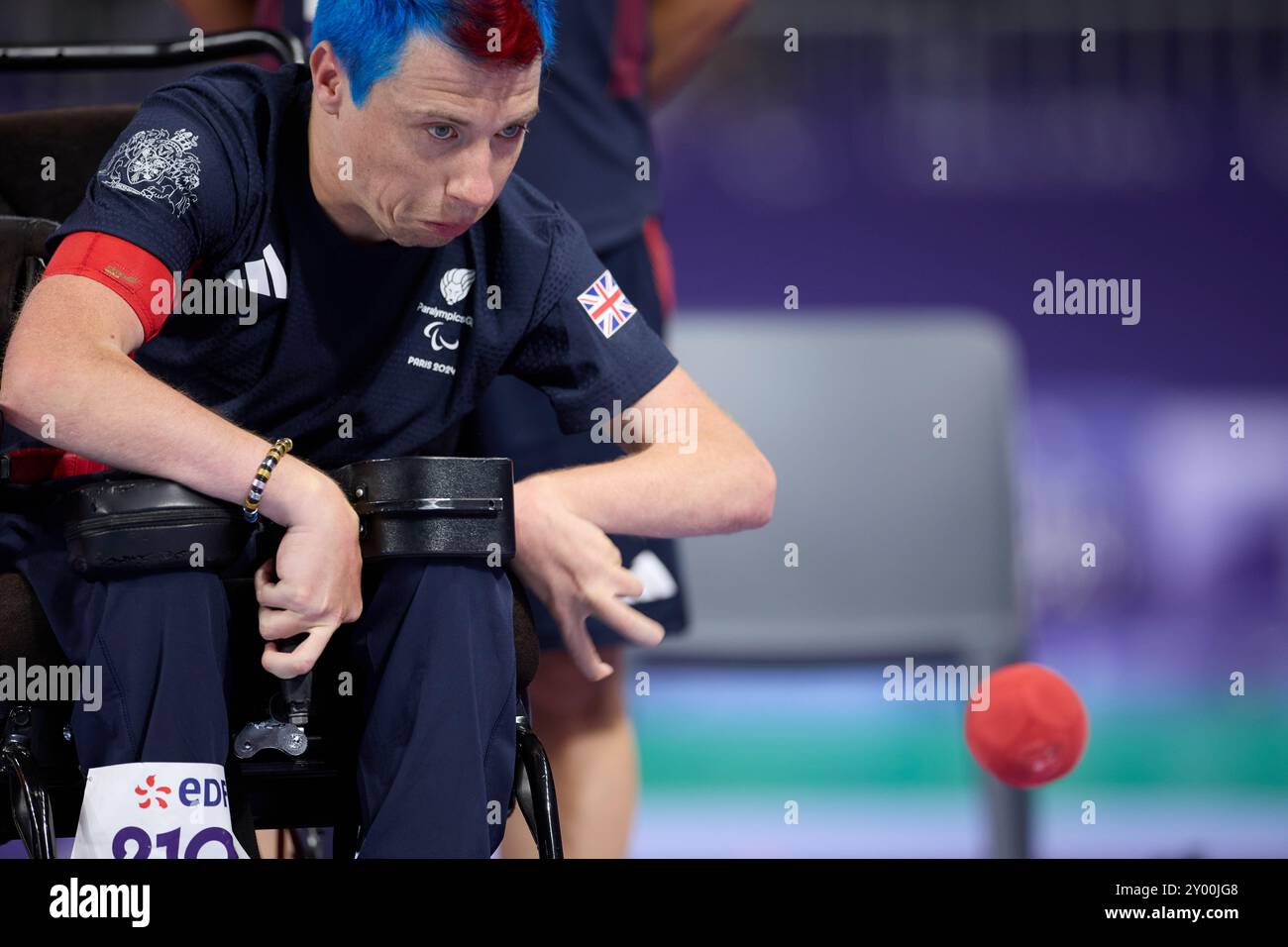 Paris, France. 31st August, 2024, David Smith of Great Britain and ...