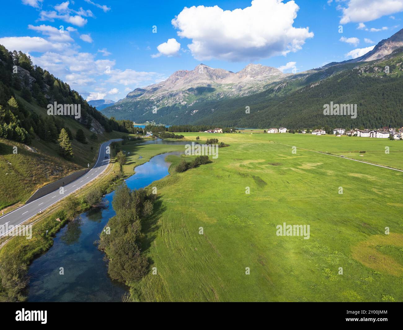 View of the upper engadine hi-res stock photography and images - Alamy