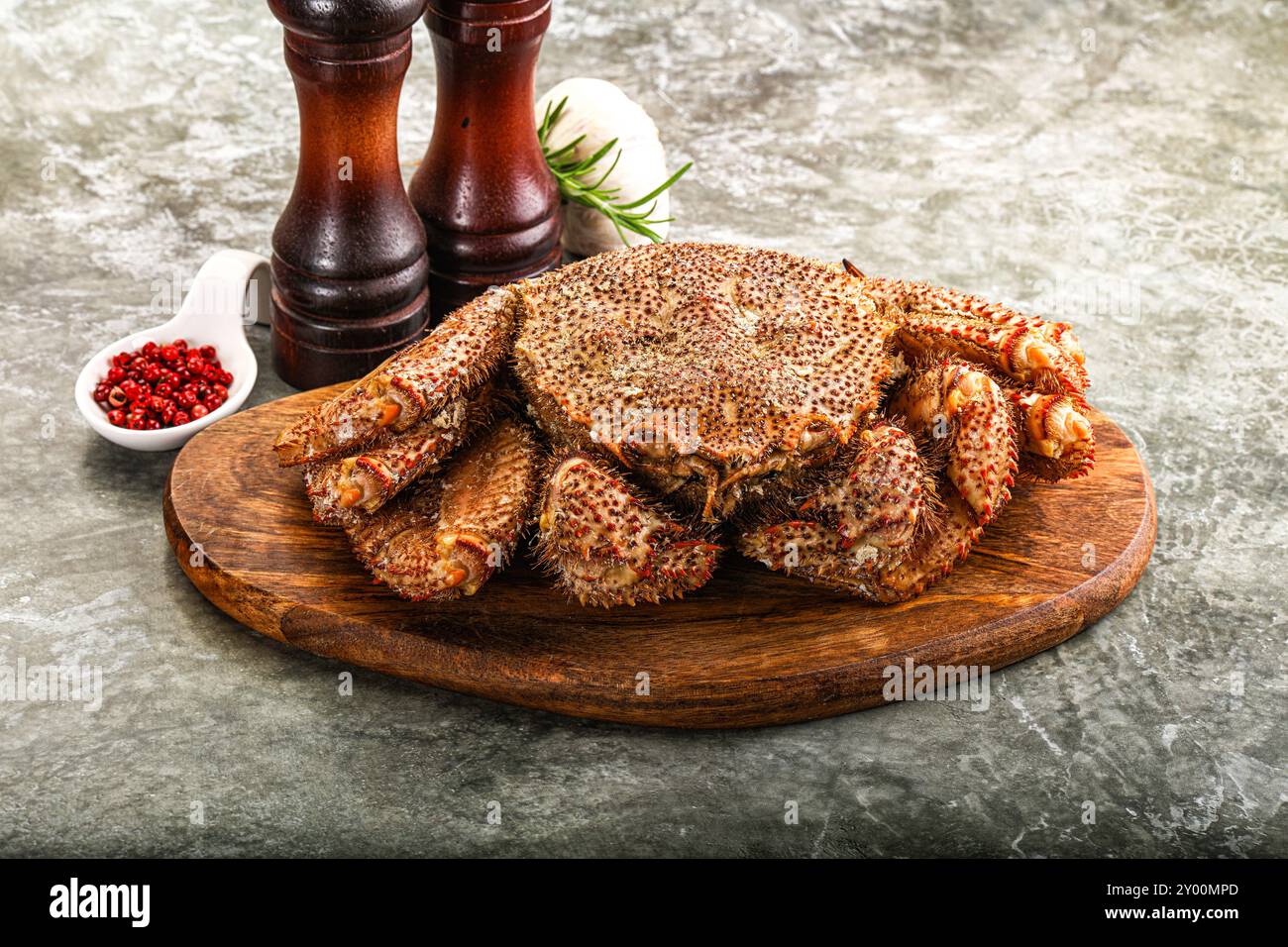 Delicous gurmet Steamed hairy crab seafood Stock Photo - Alamy