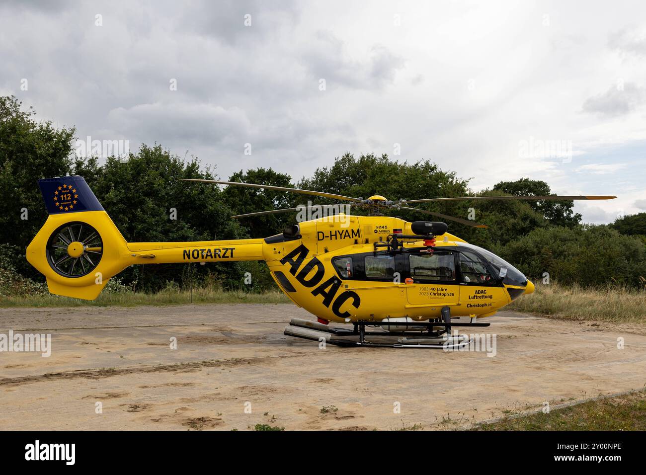 ADAC Rettungshubschrauber Christoph 26 Der gelbe Rettungshubschrauber ...