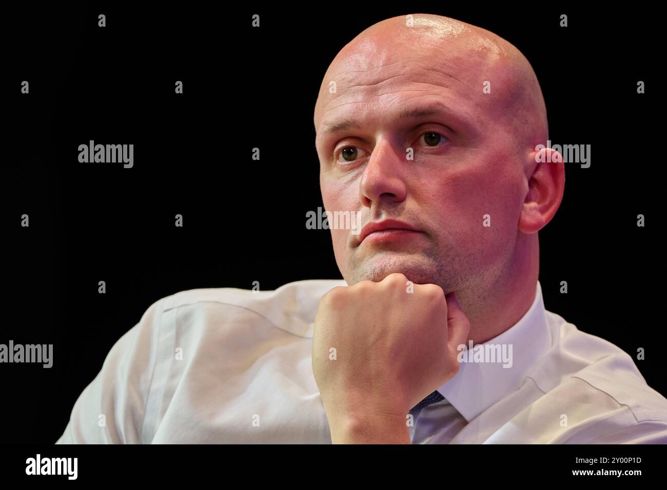 Edinburgh Scotland, UK 31 August 2024. Stephen Flynn MP at the SNP 90th ...