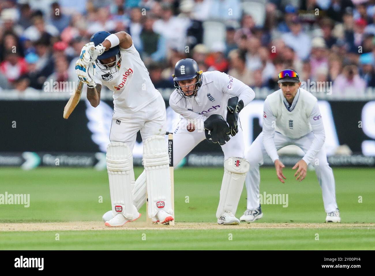 Pathum Nissanka of Sri Lanka bats during England v Sri Lanka 2nd ...