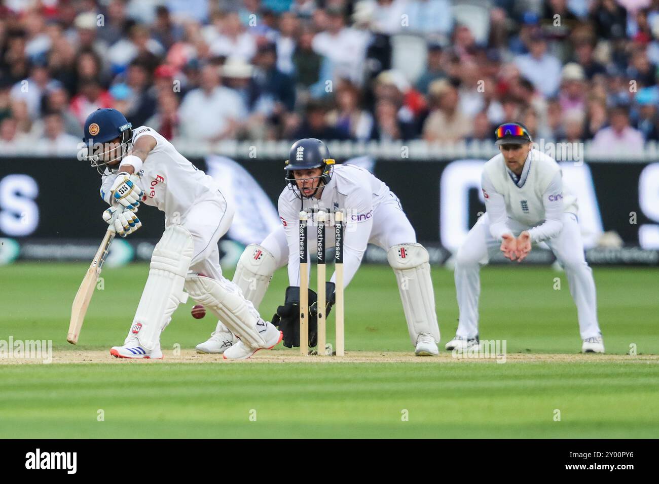Pathum Nissanka of Sri Lanka bats during England v Sri Lanka 2nd ...