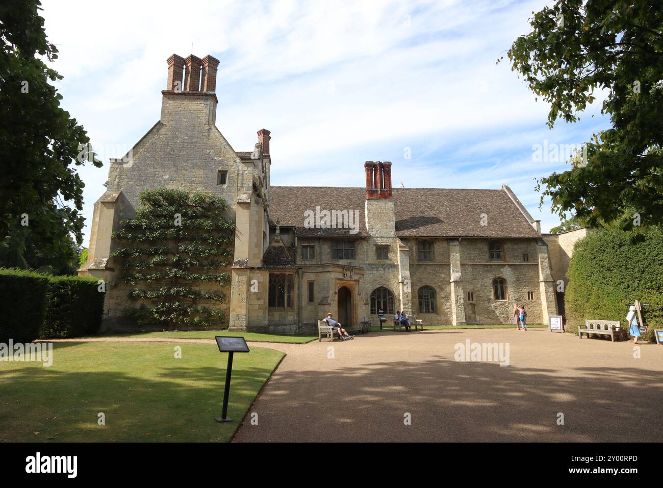 The House of Anglesey Abbey, Lode, Cambridge, Cambridgeshire, UK Stock ...